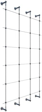 Amazon.com : Jakob 96 in. Wire Rope Plant Trellis System : Patio, Lawn ...