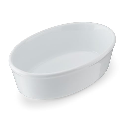 Mikasa Chalk Porcelain Oval Pie Dish, 18cm, Labelled – BigaMart