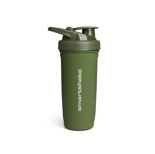 Smartshake Reforce Stainless Steel Protein Shaker Bottle 900 ml | 30 oz ...