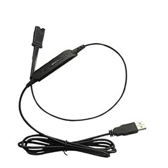 Amazon.com: Headset Buddy Plantronics - Poly Compatible USB-A Adapter ...