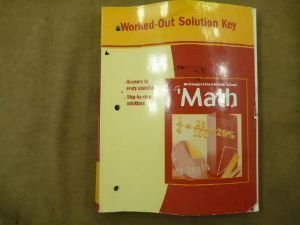 Middle School Math Course 1: Worked-Out Solution Key: McDougal Littell ...
