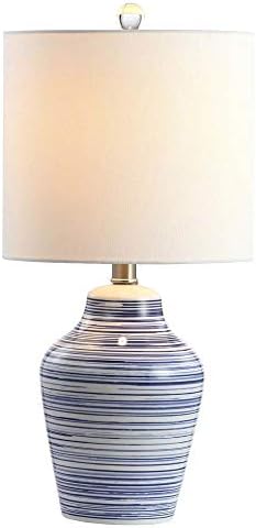 SAFAVIEH Lighting Collection Hanron Modern Blue 26-inch Bedroom Living ...