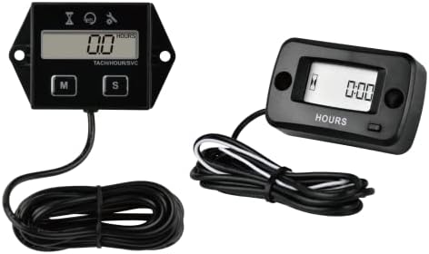 Amazon.com: Yooreal Digital Tach Hour Meter HM011E and Maintenance Hour ...