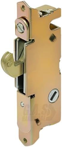 Sliding Patio Glass Door Mortise Lock, 45 Degree Keyway, 3-11/16" Screw ...
