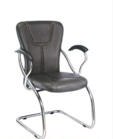 GURU CHAIRS-Leather Office Chair with Cushion (Black) Easy Installation ...