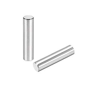 uxcell 25Pcs 6mm X 25mm Dowel Pin 304 Stainless Steel Cylindrical Shelf ...