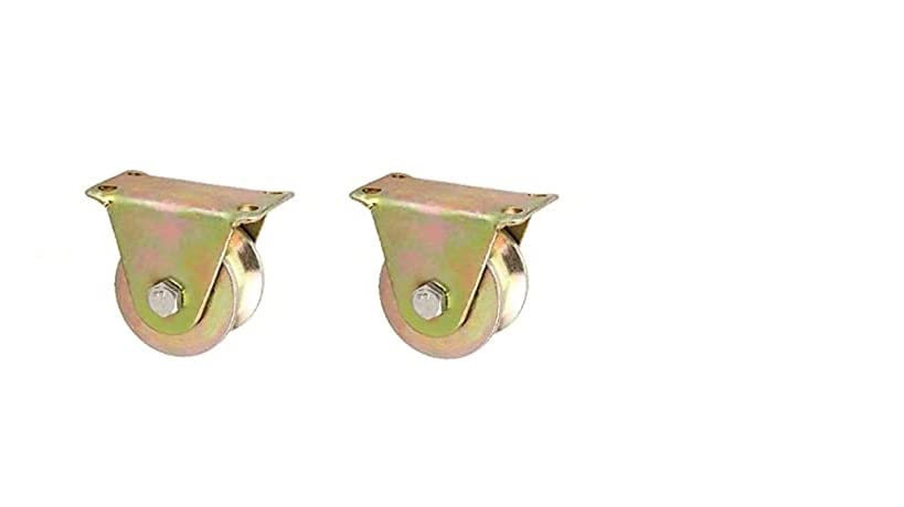 Buy AQSON Casters, U-Shaped Track Wheels, 2pcs Sliding Gate Roller ...