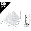 Amazon.com: Siyurongg 120 Pcs Drawer Wedges with Screws, Drawer Bottom ...