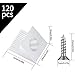 120 Pcs Drawer Wedges with Screws, Drawer Bottom Support Brackets ...