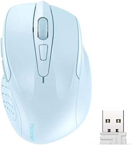 Amazon.com: TECKNET Wireless Mouse, 2.4G Ergonomic Optical Mouse ...