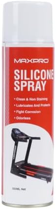 MAXPRO Silicone Oil Lubricant Spray 550ml for Treadmill, Easy to Apply ...