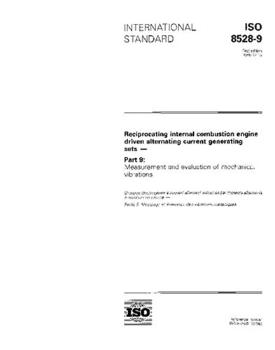ISO 8528-9:1995, Reciprocating internal combustion engine driven ...
