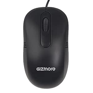 Amazon.in: Buy GIZMORE Wired Mouse GIZ M001, 1200 DPI Optical Sensor ...