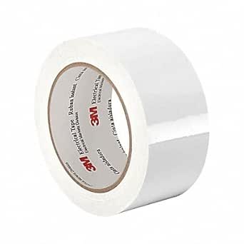 3M 1350F-1 White Electrical Tape, 2" width x 72yd length (1 roll) : Amazon.in: Industrial ...