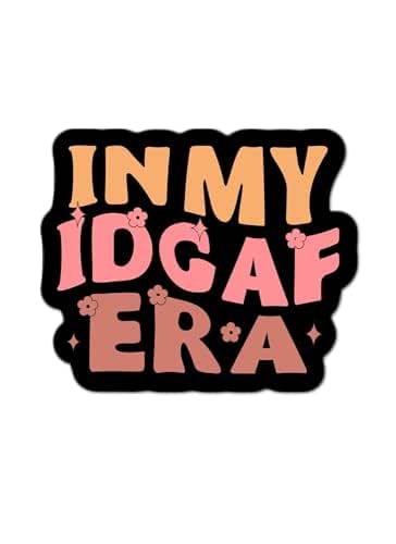 Amazon.com: In My IDGAF Era Waterproof Sticker Decal : Handmade Products