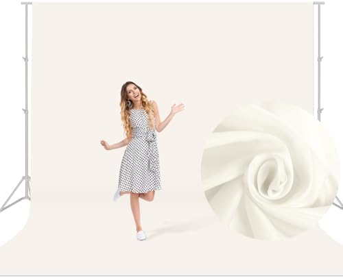 Amazon.com : Aimosen 10x10 FT Ivory Backdrop Background for Photography ...
