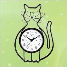 Amazon.com: Chaney Instruments Morris Cat Wall Clock : Home & Kitchen