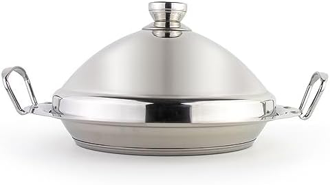 Scanpan Impact Tagine Topf 28 cm, 3,2 l | Edelstahl mit Keramikdeckel ...