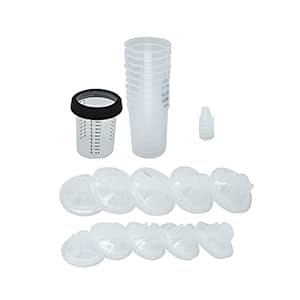 MYADDICTION Spray Cup Lids Liners Kit Spray Cups with Lids Spray Mixing Cup 165ml : Amazon.in ...
