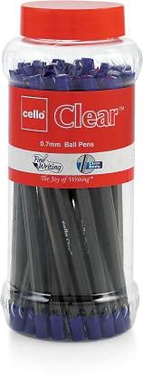 cello Clear Ball Pen (Pack of 25 Blue) : Amazon.in: Office Products