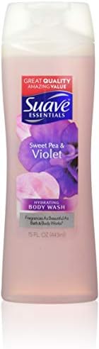 Amazon.com : Suave Essentials Body Wash, Sweet Pea and Violet, 15 oz ...
