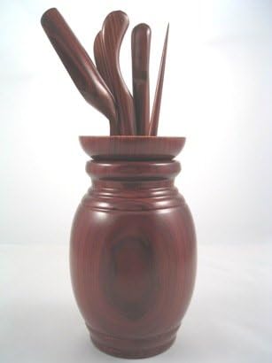 Amazon.com | Wooden Tea Tool Set, Pattern Red HF102: Serveware ...