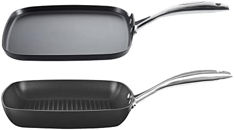 Amazon.com: Scanpan Professional 10.5” Square Grill Pan - Easy-to-Use ...