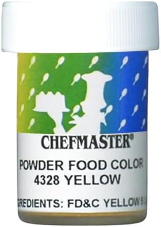Amazon.com : Chefmaster Yellow Dry Powder Candy Color | Vibrant Shades ...