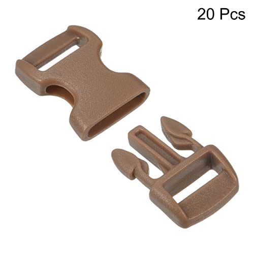 PATIKIL Plastic Buckles, 20 Pack Quick Side Release Clips for Strap ...