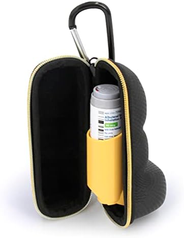 Amazon.com: Yuebaaf 2pcs Asthma Inhaler Holder, Lightweight Portable PU ...