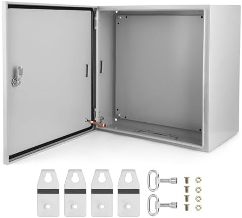 Garvee Outdoor Electrical Box, 24x24x12 Steel Junction Box, NEMA 4X ...