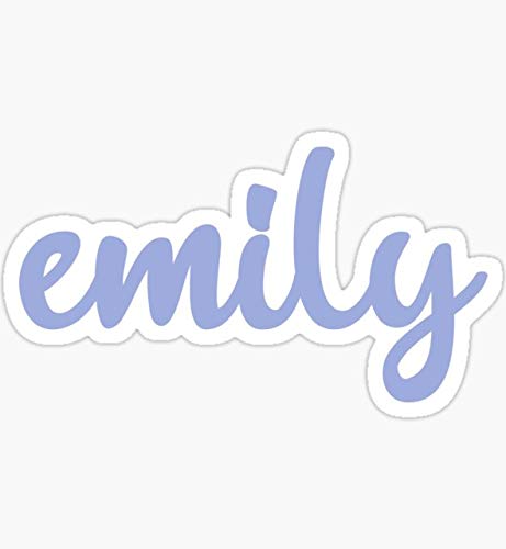 The Name Emily In Cool Letters