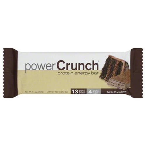 Amazon.com : Power Crunch Triple Chocolate Protein Energy Bars 1.4 oz ...