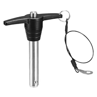 uxcell T Handle Lock Pins, 5/8" Pin Dia. 2-3/4" Usage Length Stainless ...
