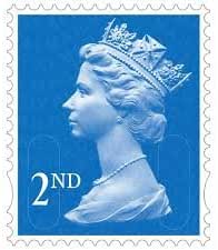 100 x Royal Mail 2nd Class Self-Adhesive Stamps : Amazon.co.uk: Toys ...