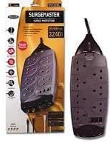 Belkin SurgeMaster, 7-Way, Tel/Fax/Modem/Satellite Protection, Grey, 3m ...