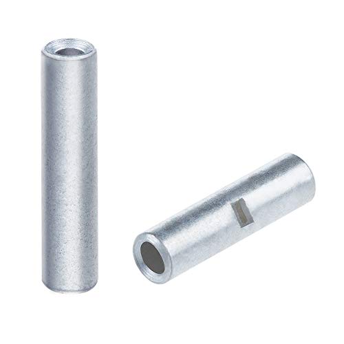 Snapklik.com : Non Insulated Butt Connectors 100pcs 16-14 Gauge ...