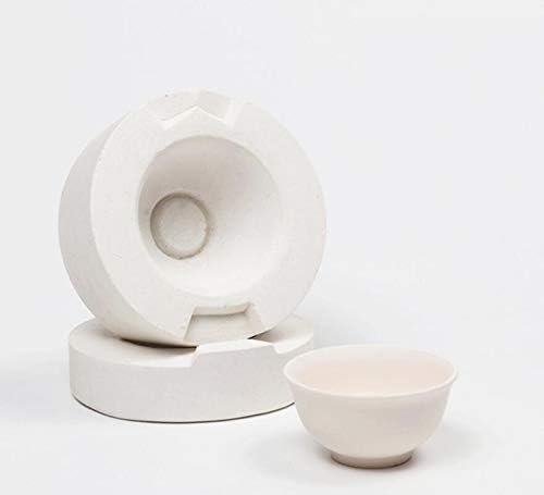 Amazon.com: WellieSTR 1 Set 3D Plaster Mini Tea Cup Molds Ceramic Tea ...