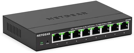 Amazon.com: NETGEAR 8-Port Multi-Gigabit Ethernet Easy Smart Managed ...