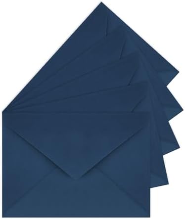 Amazon.com : LIKAJON 50 Pack A7 Envelopes, Navy Blue Greeting Card ...