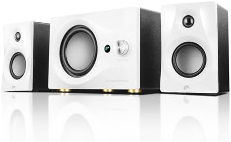 HiVi-Swans M10 Plus - Altavoz de estantería blanca, altavoces de ...