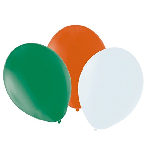 Masti Zone Tringa Balloons Tri Color Orange, White & Green Balloon ...
