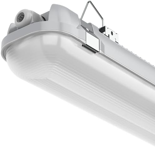 5ft IP65 Multi Wattage Corrosion-Resistant LED Batten Light, 120 Lumens ...
