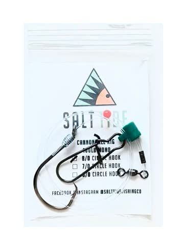 Amazon.com: 3 Pack 'Cannonball Rig' Red Drum Surf Fishing Rigs 100LB ...