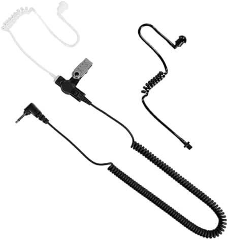 Amazon.com: DLECNFUN Listen Only Earpiece 3.5mm - Headset Receiver ...