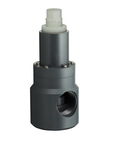 Plast-O-Matic RVTx Series PVC Relief Valve, For Acids and Highly ...