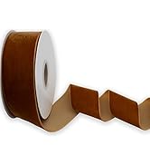 Amazon.com: XMRIBBON Copper Velvet Ribbon Single Sided, 1 1/2 Inch by ...