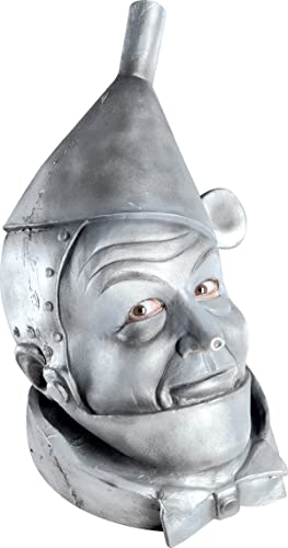 Rubie’s Wizard of Oz Deluxe Latex Mask, Tin Man, Silver, One size ...