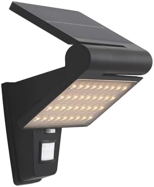 DAWALIGHT Solar Outdoor Wall Lights with Sensor LED Wall Lighting IP44 ...