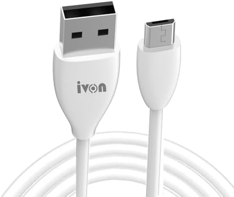 IVON Micro USB Datacable Long Length 3 Ms (Charging + Sync) 2.1 A for ...